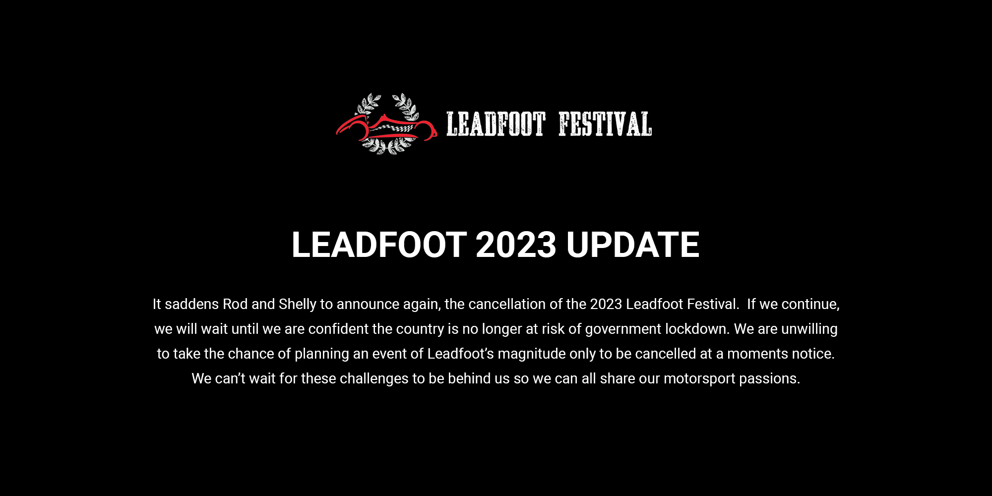 Leadfoot Festival